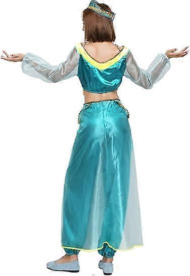 Aladdin Alibaba Jasmine Princess Cosplay Costumes Fancy Dress Outfit ...