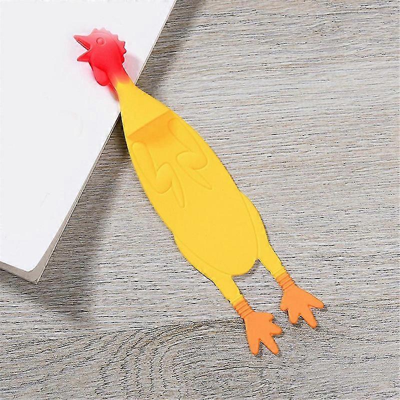5pcs Writer Bookmark Chicken Bookmarks Student Bookmark Silicone ...