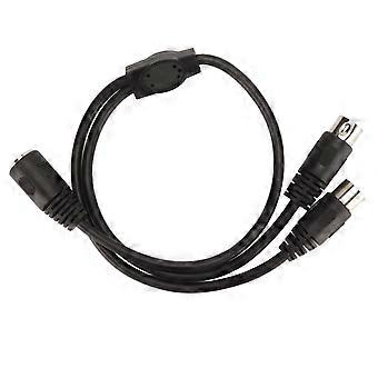 5Pin Din Female to 2 5Pin Din Male Cable 5 Cores Flexible DIN 5 Pin Y ...