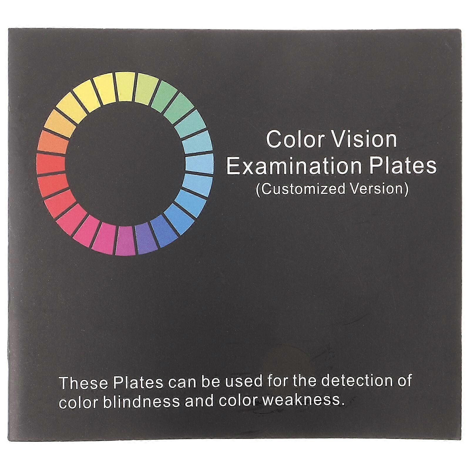Color Blind Testing Book Vision Book Color Chart Test Chart Book for ...