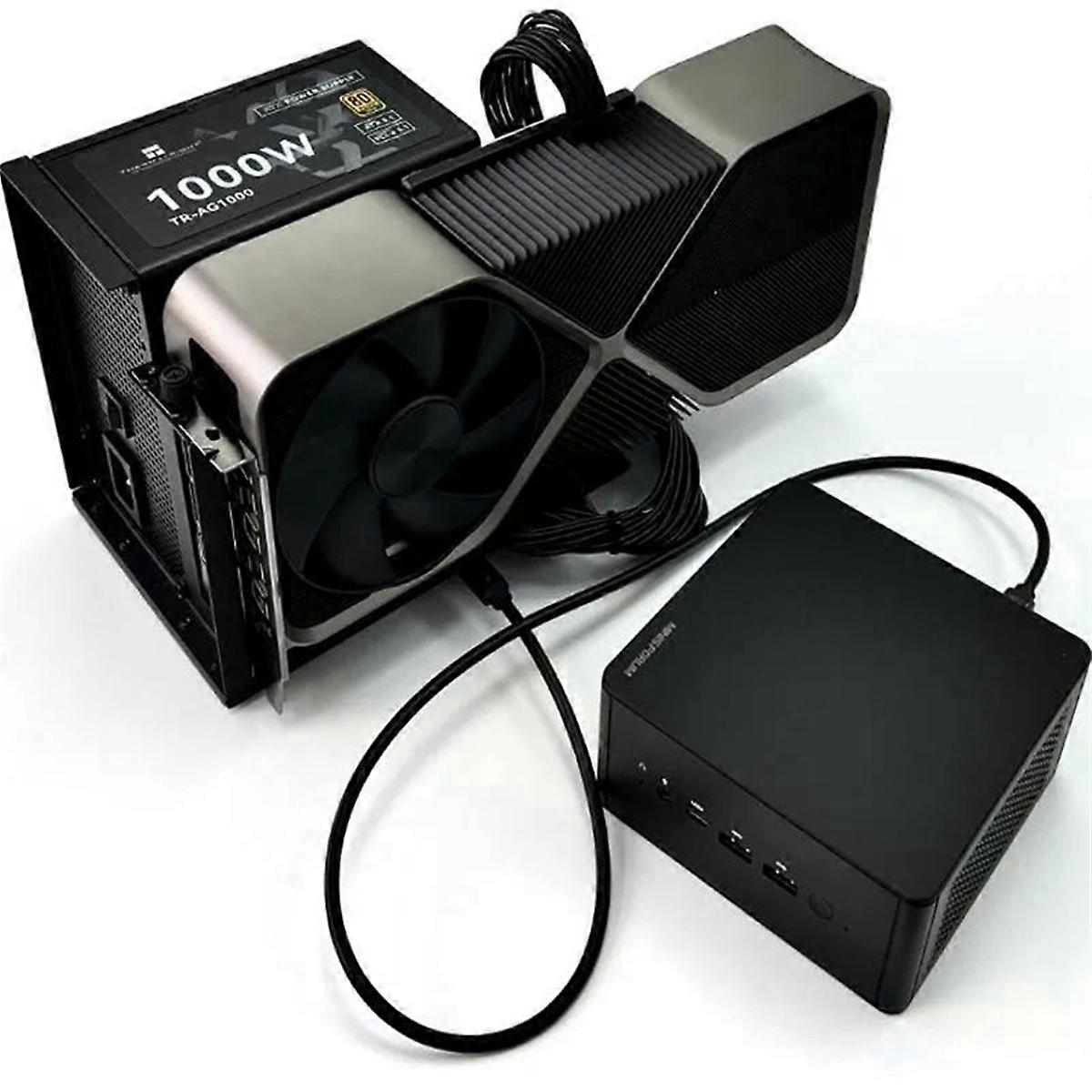 UT4G-BK7 External EGPU Adapter USB4.0 to PCIe X16 EGPU for 4/3 PCIe 4.0 ...