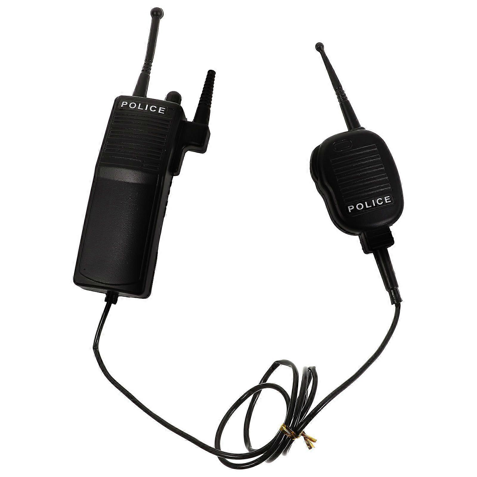 Police Pretend Play Toy Walkie Talkie Prop Kids Dress Up Prop Police ...