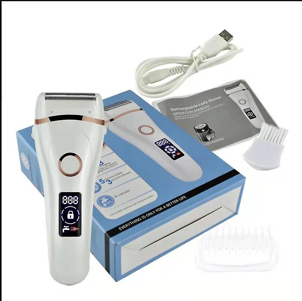 Electric Razor Back Shaver For Women, 3 In 1 Rechargeable Waterproof ...