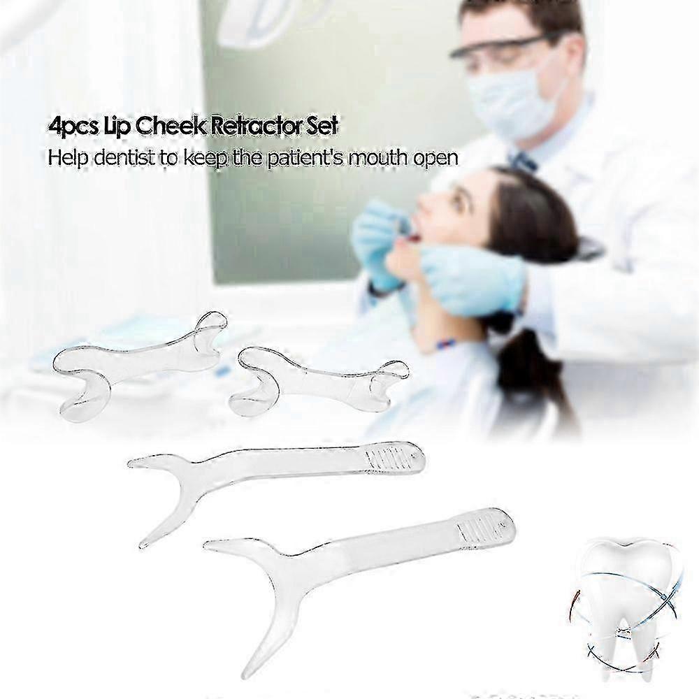 4pcs Lip Cheek Retractor Set Dental Mouth Opener Intraoral Orthodontic ...