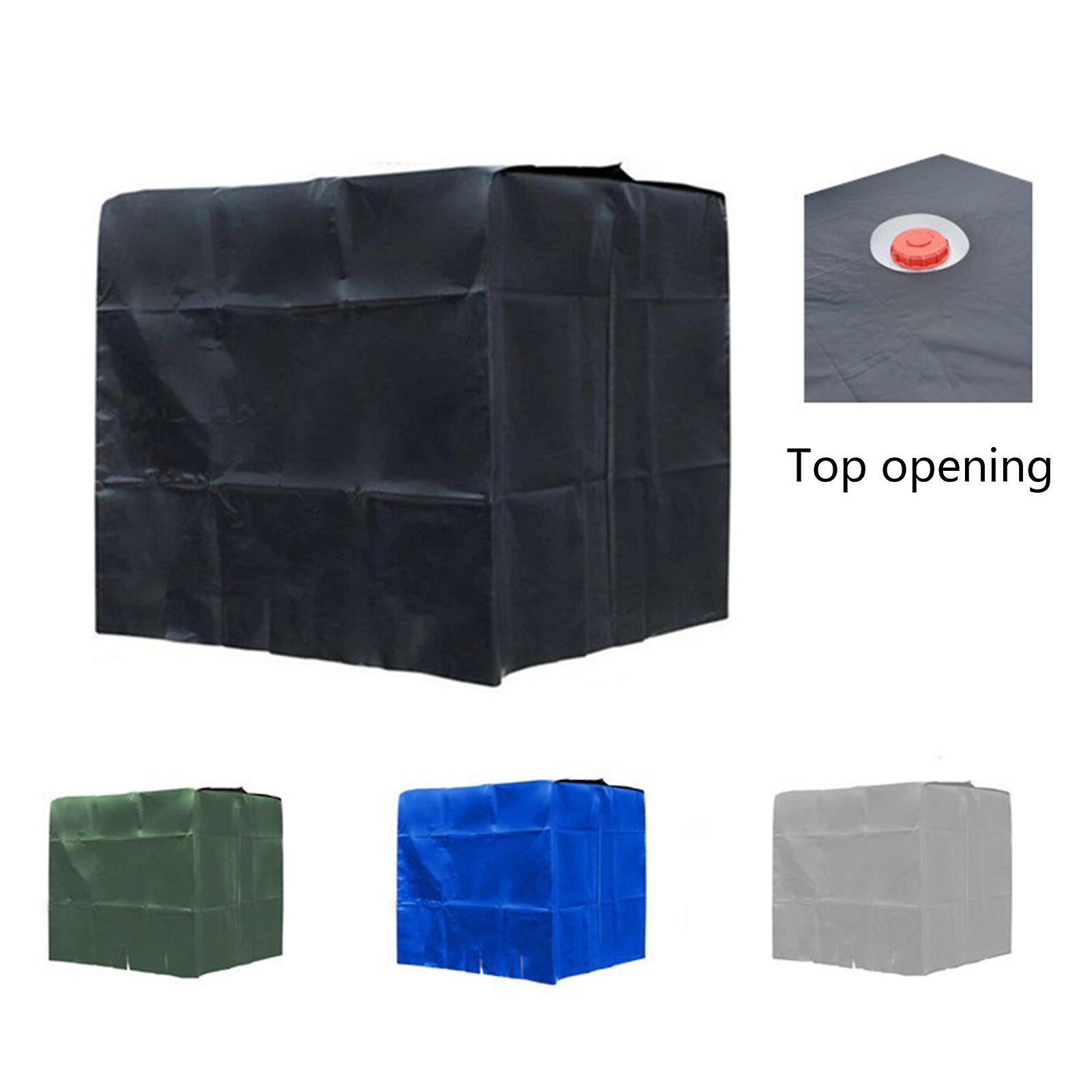 1000l Ibc Container Tote Cover Outdoor Rain Barrel Water For Tank Heavy ...