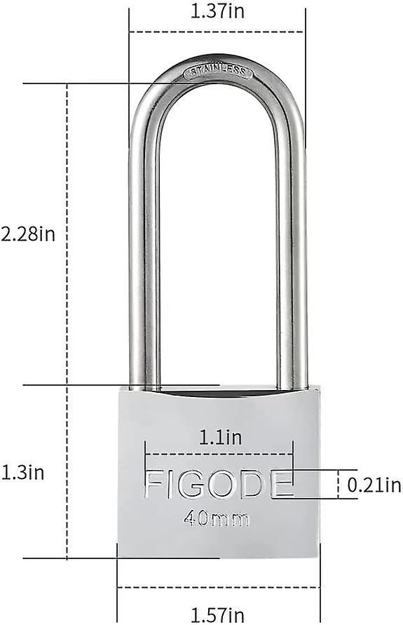 Marine Grade Rustproof Padlock With Stainless Steel Shackle And Chrome ...