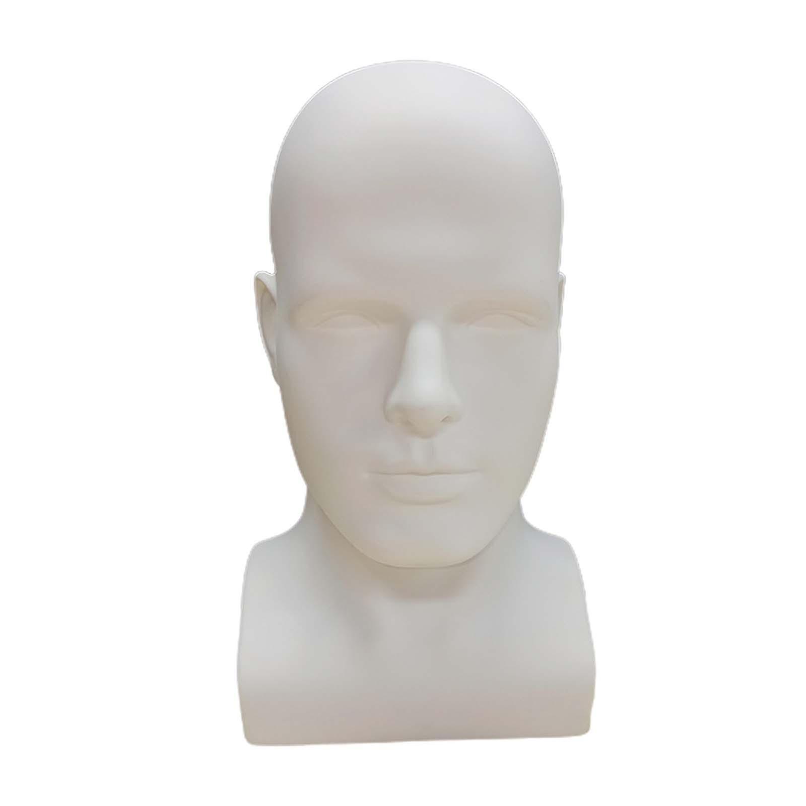 Male Head Display Head Multipurpose Professional Mannequin Stand black ...