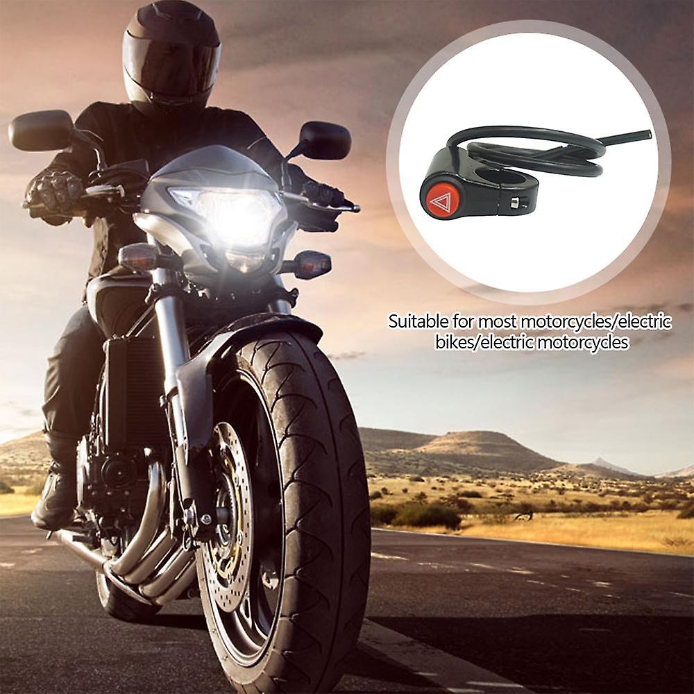 Motorcycle Button Hazard Light Button Electric Vehicle Double Warning ...