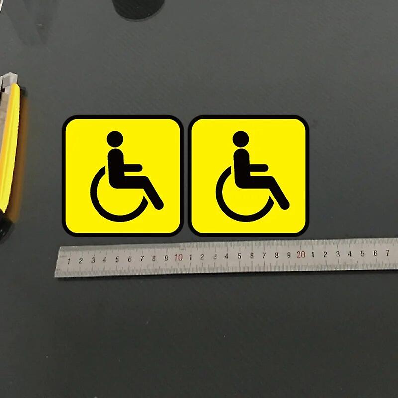 2pcs 10cm x 10cm Car Side Window Stickers Reflective Stickers Decorate ...