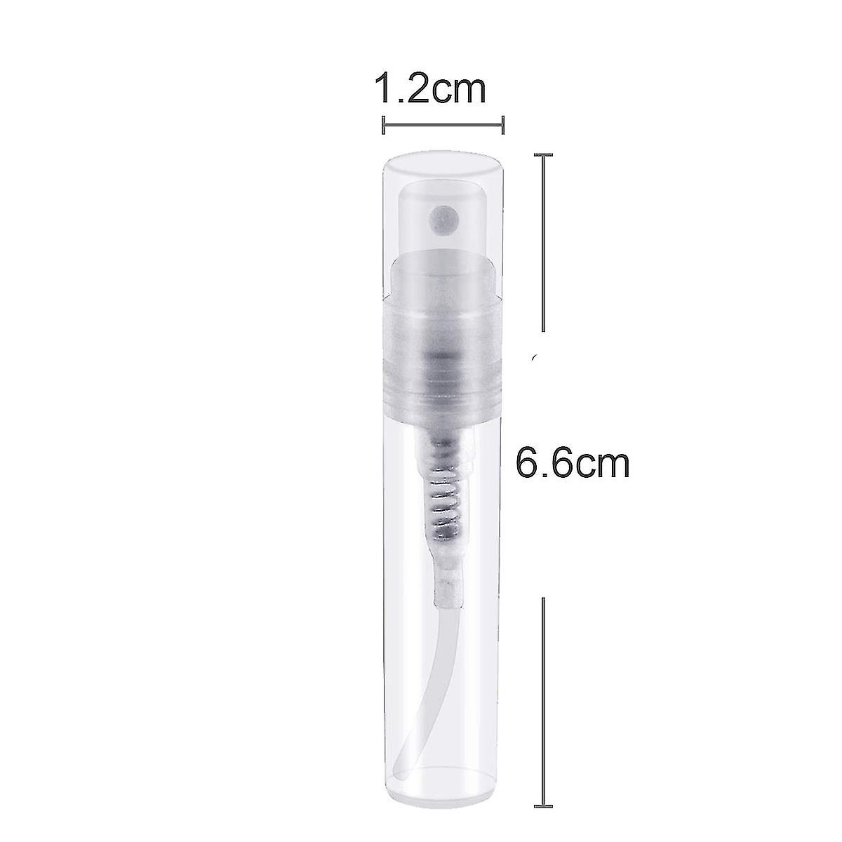 50 Pcs Disposable Perfume Atomizer, Clear Plastic Spray Bottle Portable ...
