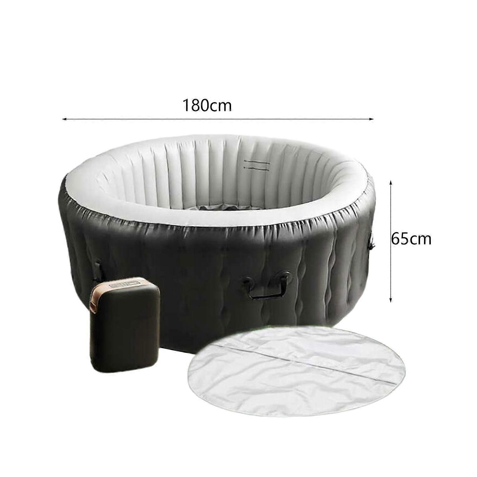 Inflatable Hot Tub 2 to 4 Person Portable Inflatable SPA Outdoor Hot ...