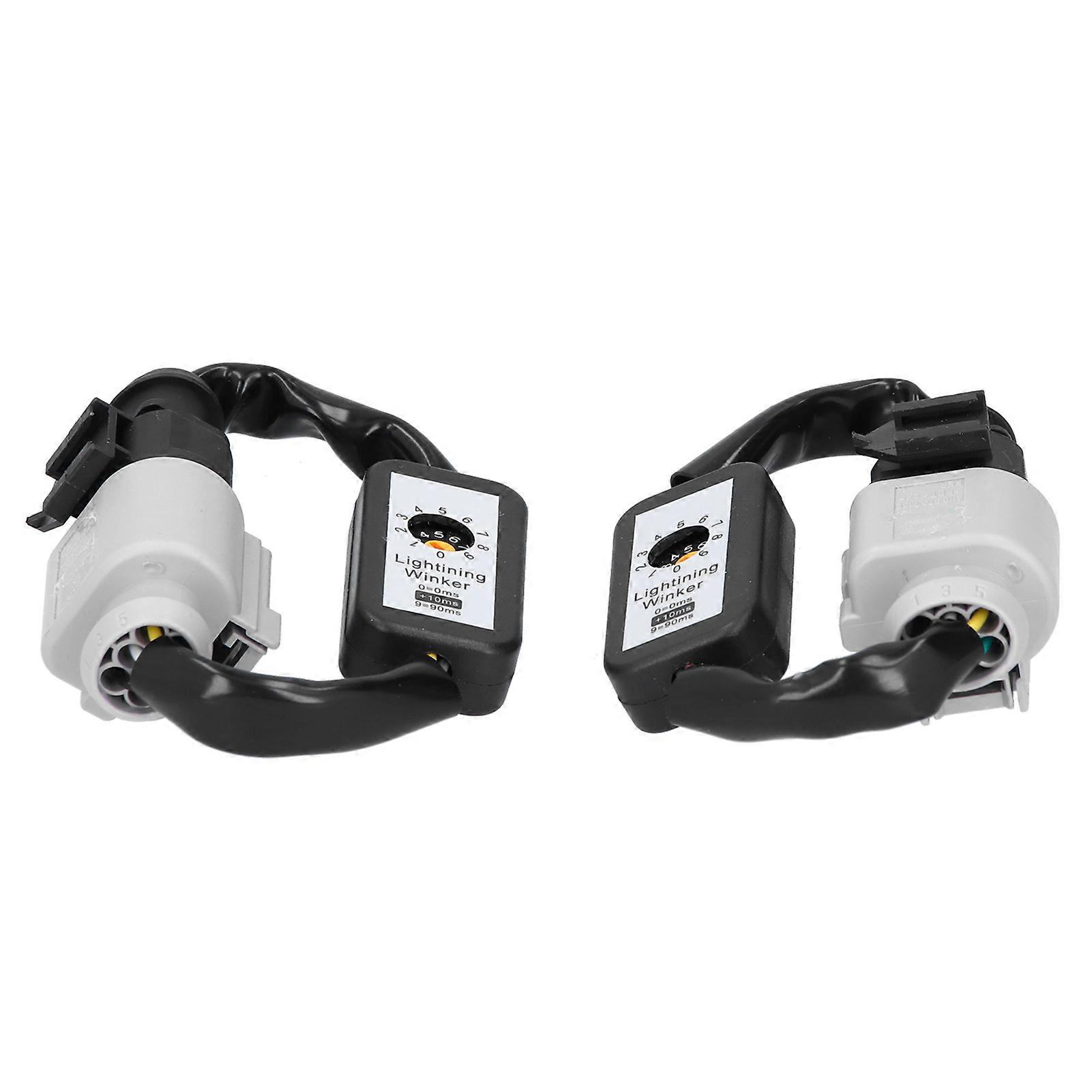 LED Tail Lights Dynamic Turn Signal Adapter Harness Blinker Module Kits ...