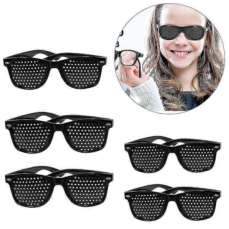 5 Pack Pinhole Glasses For Improving Vision Unisex Eyesight ...