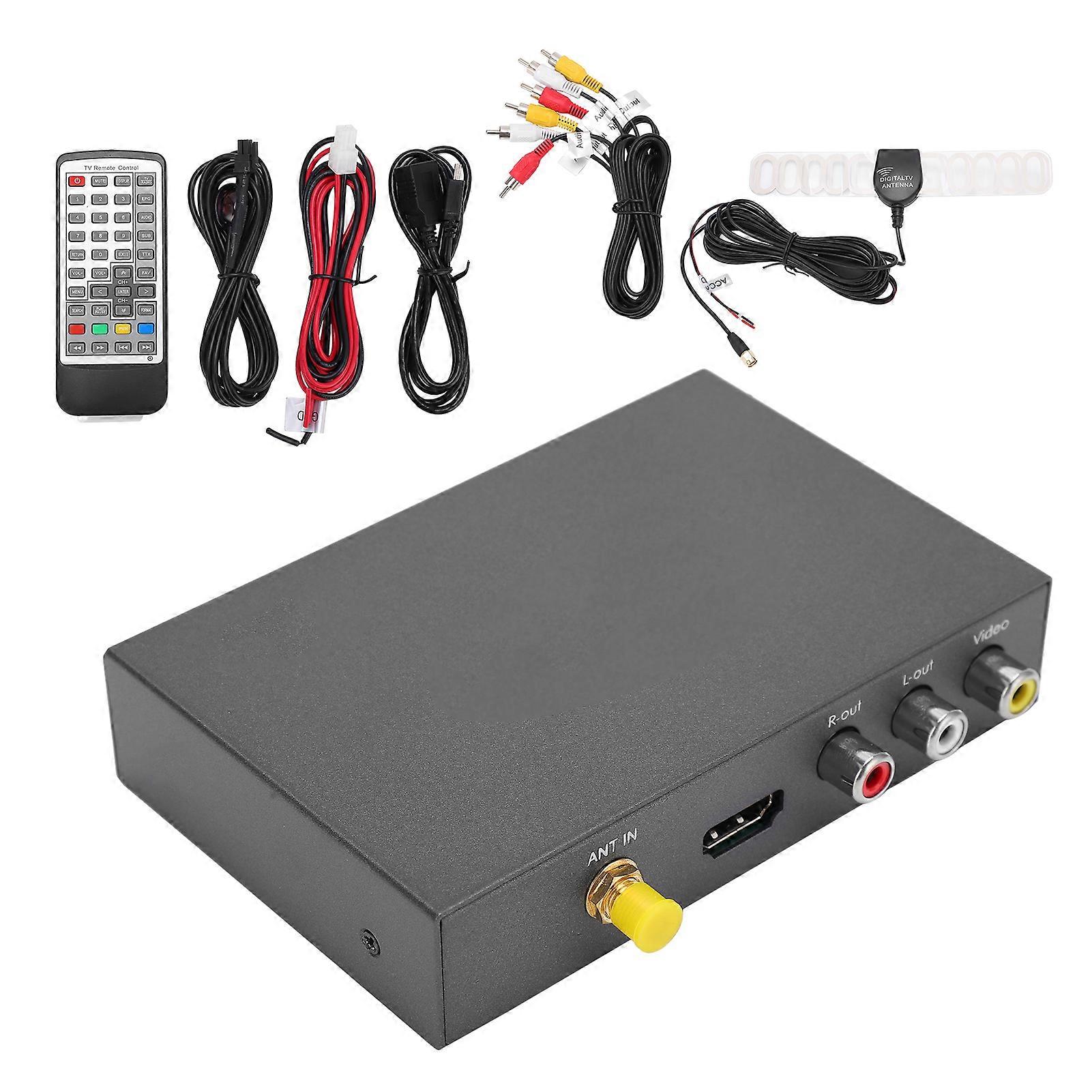 Car Digital TV Receiver Box H.265 DVBT2/T 6M/7M/8M Car Accessory Analog ...