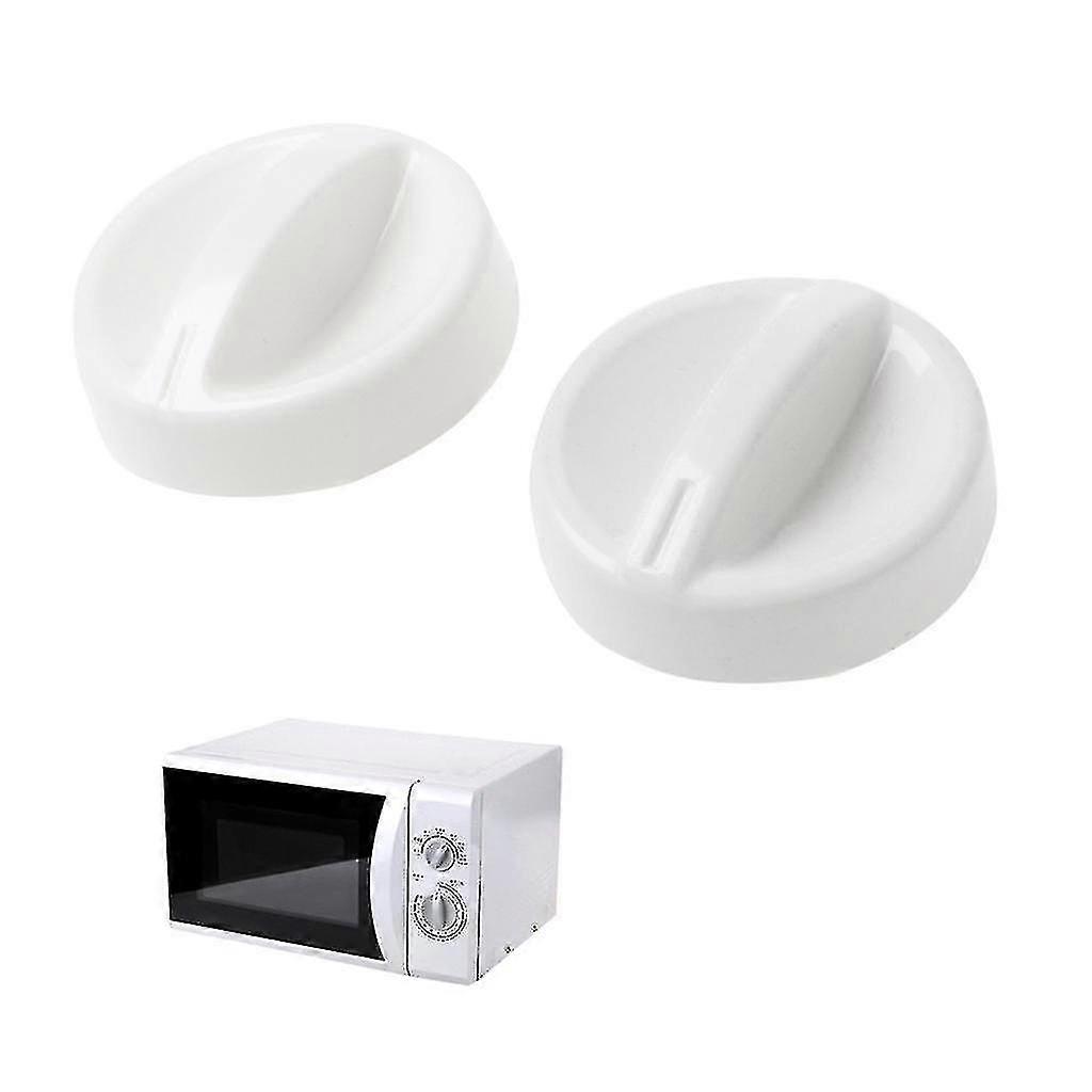 2 Piece Universal Microwave Plastic Spool Swivel Knob Timer Control ...