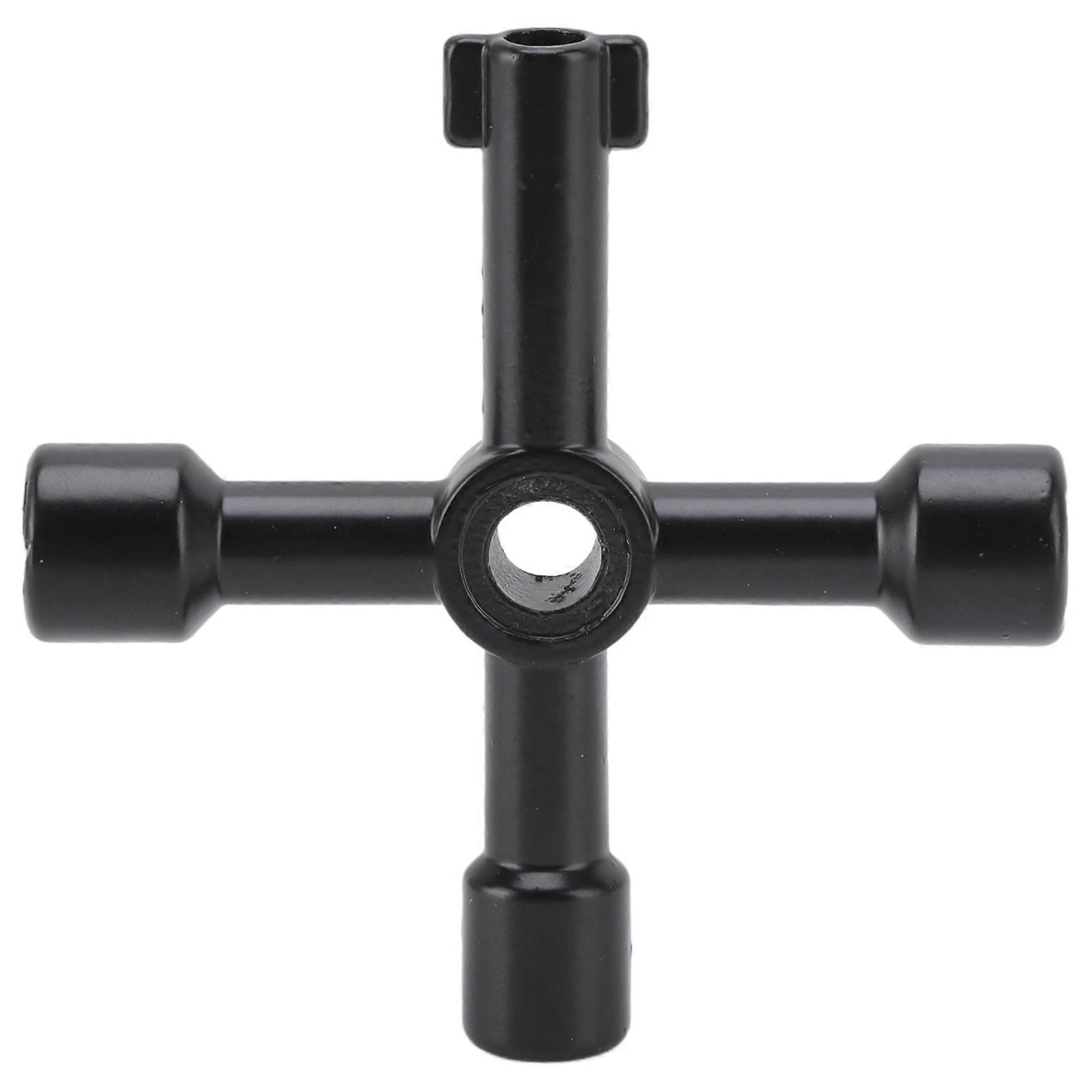 Steel Water Meter Key Wrench Multifunction T Handle Curb Key With 4 Way ...