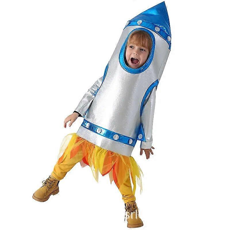Unisex Kids Children Boys Girls Rocket Rocketship Costume Spaceship ...
