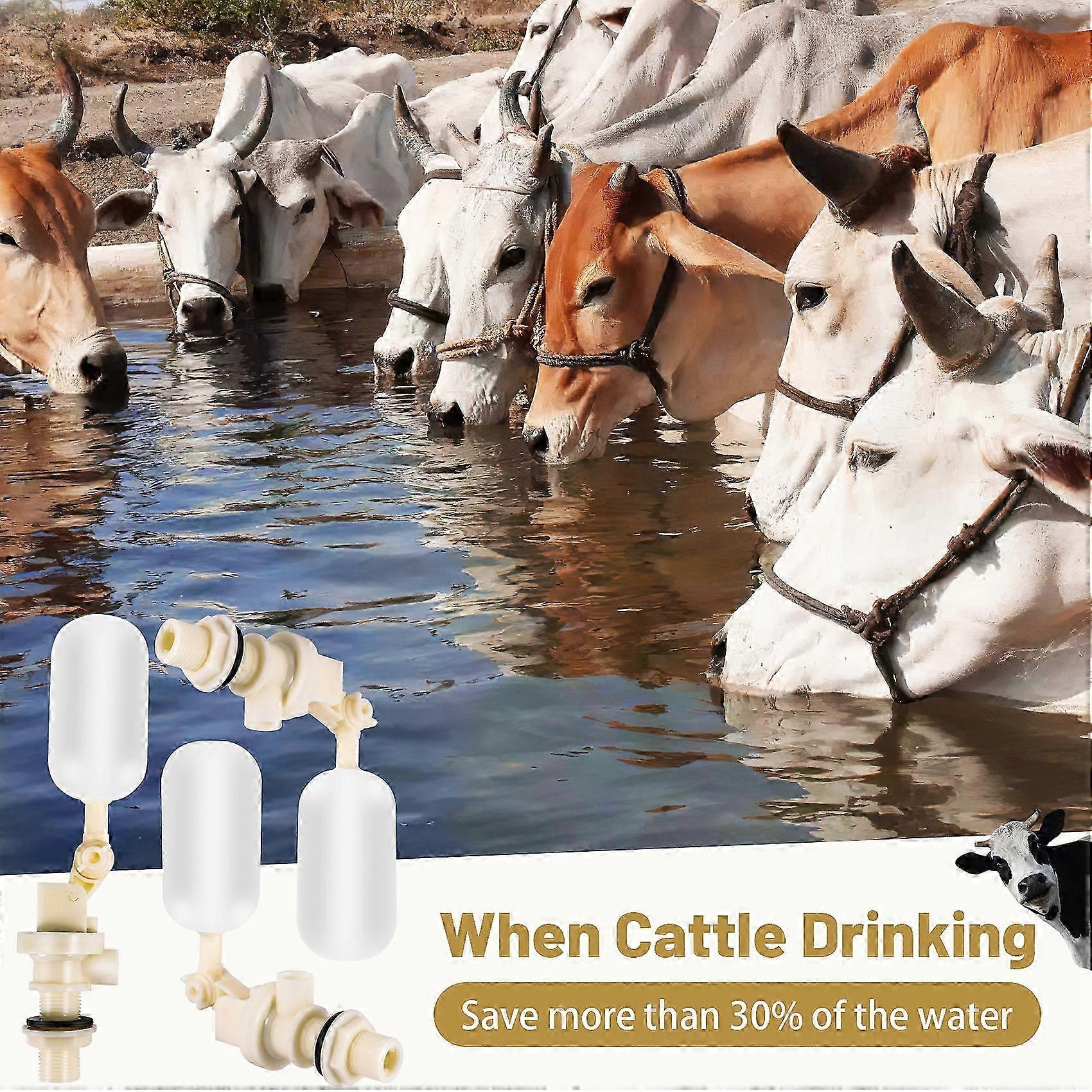 3 Pack Float Valve for Automatic Waterer Bowl Horse Cattle Goat Sheep ...