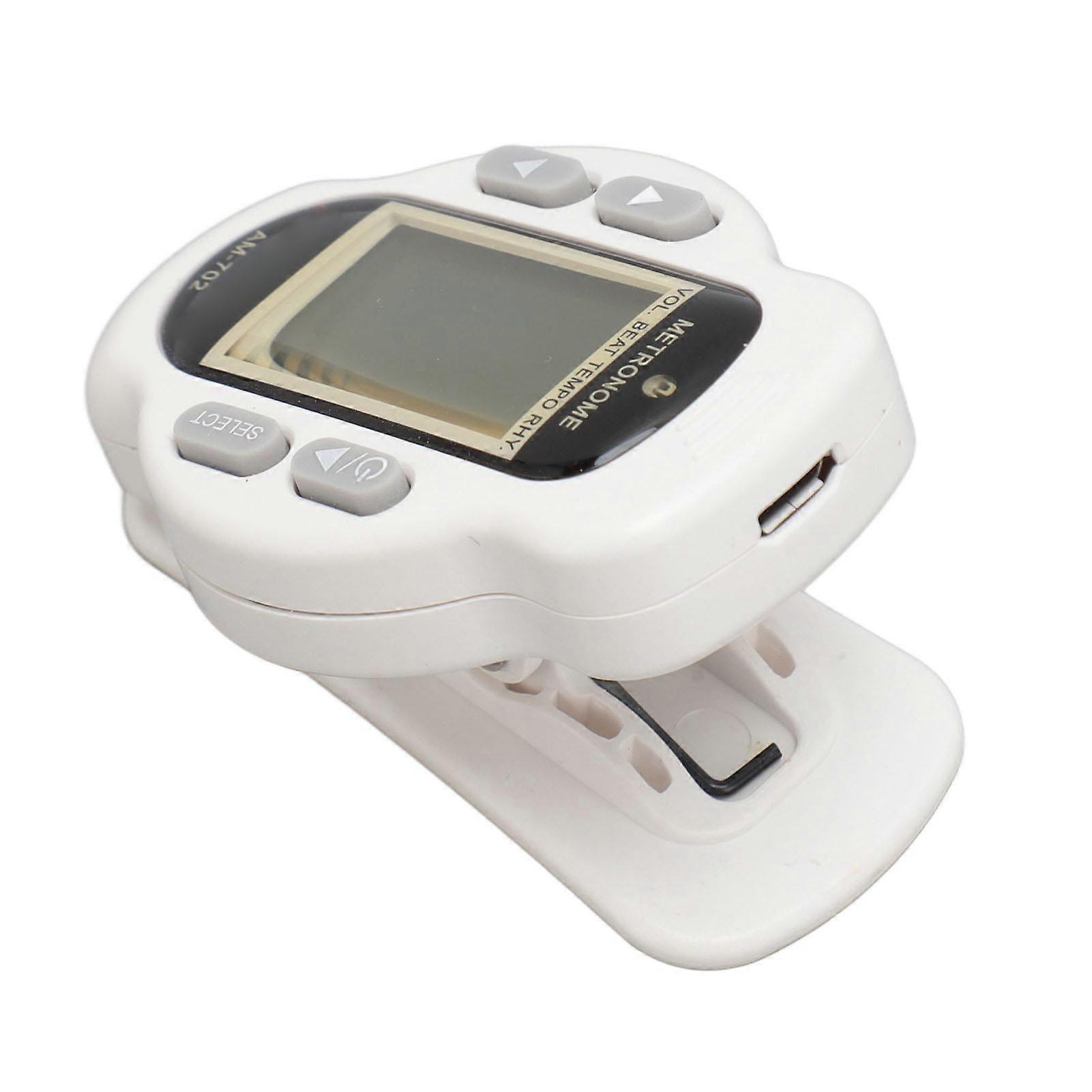 Clip On Metronome 30 to 260bpm 0 to 9 Rhythm Range LCD Display ...