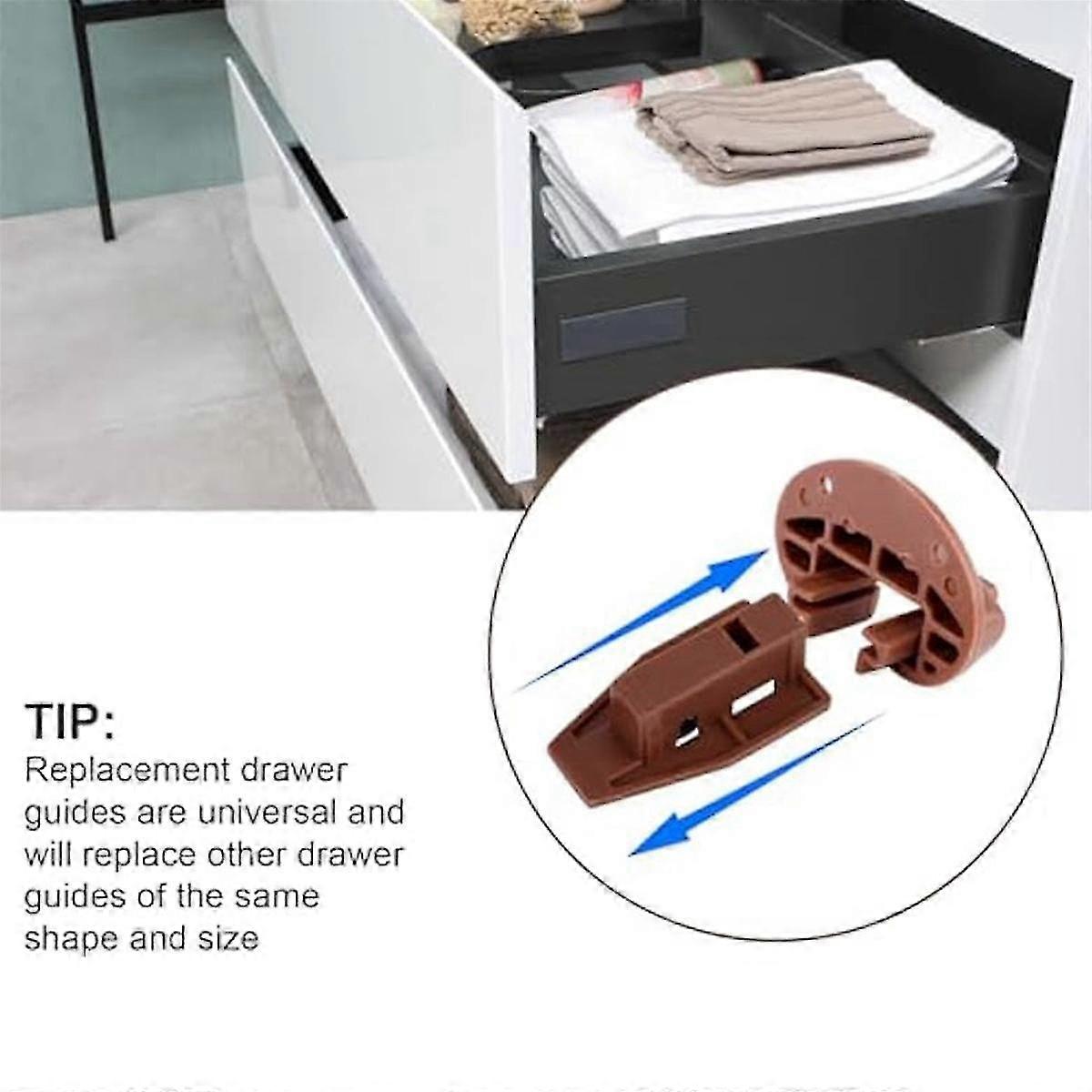 Kitchen Drawer Slides Drawer Track Guides Fixed L-Angle Drawer Glide ...