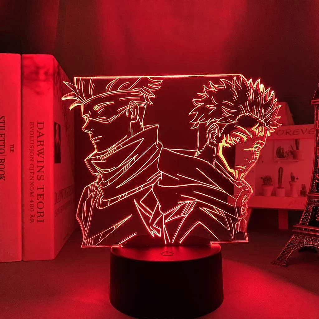 SBSG 3D Illusion Jujutsu Kaisen LED Anime Lamp 16 Colors Change Remote ...