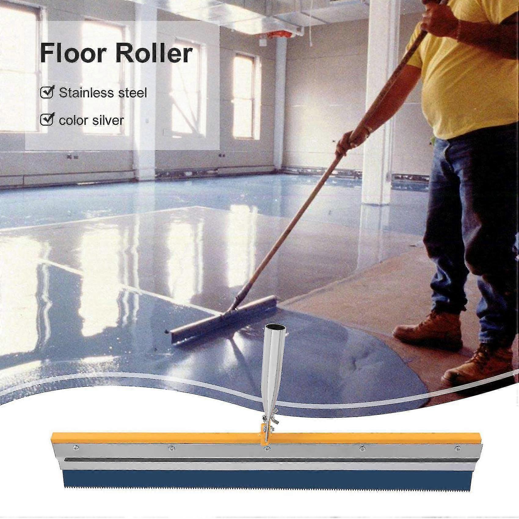 Stainless Steel Notched Squeegee Epoxy Cement Painting Coating Self ...