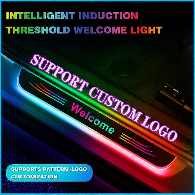Customized Car Door illuminated Sill light Logo Projector Lamp USB ...
