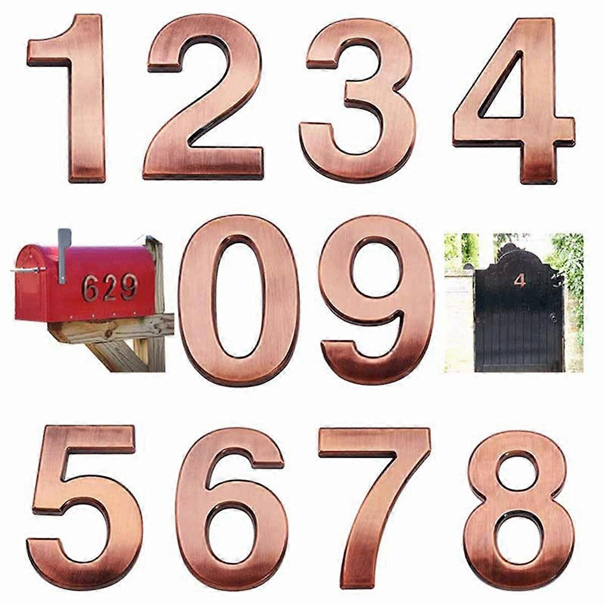 3D 0-9 Digits Room Gate Number Building Door Address Apartment Floor ...