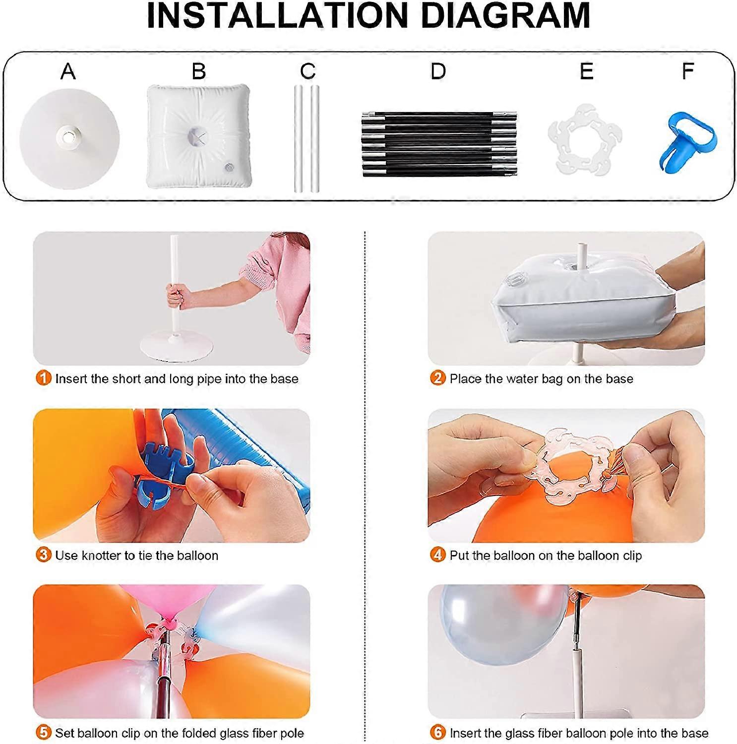 Balloon Arch Kit,9FT Tall & 10Ft Wide Adjustable Balloon Stand Set with ...