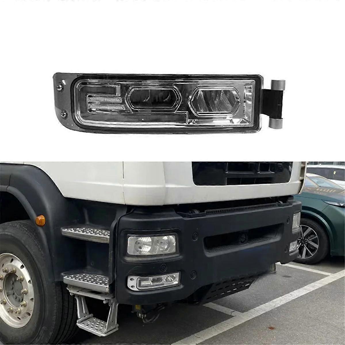 Truck Headlight LED Fog Lamp Daytime Running Light W/Dual Color DRL for ...