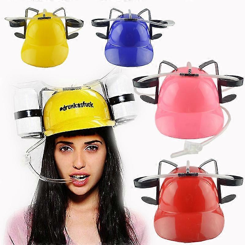2023 Beer And Soda Drinking Helmet Party Hat Birthday Party Outdoor ...