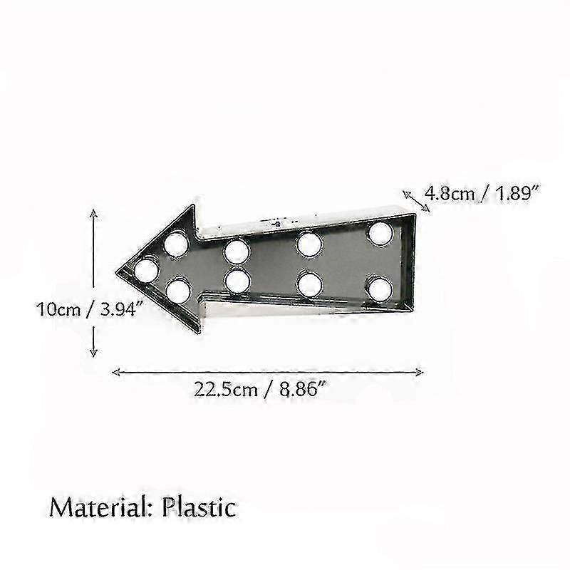 3d Arrow Sign Light Led Plastic Arrow Shaped Sign-lighted Marquee Arrow ...