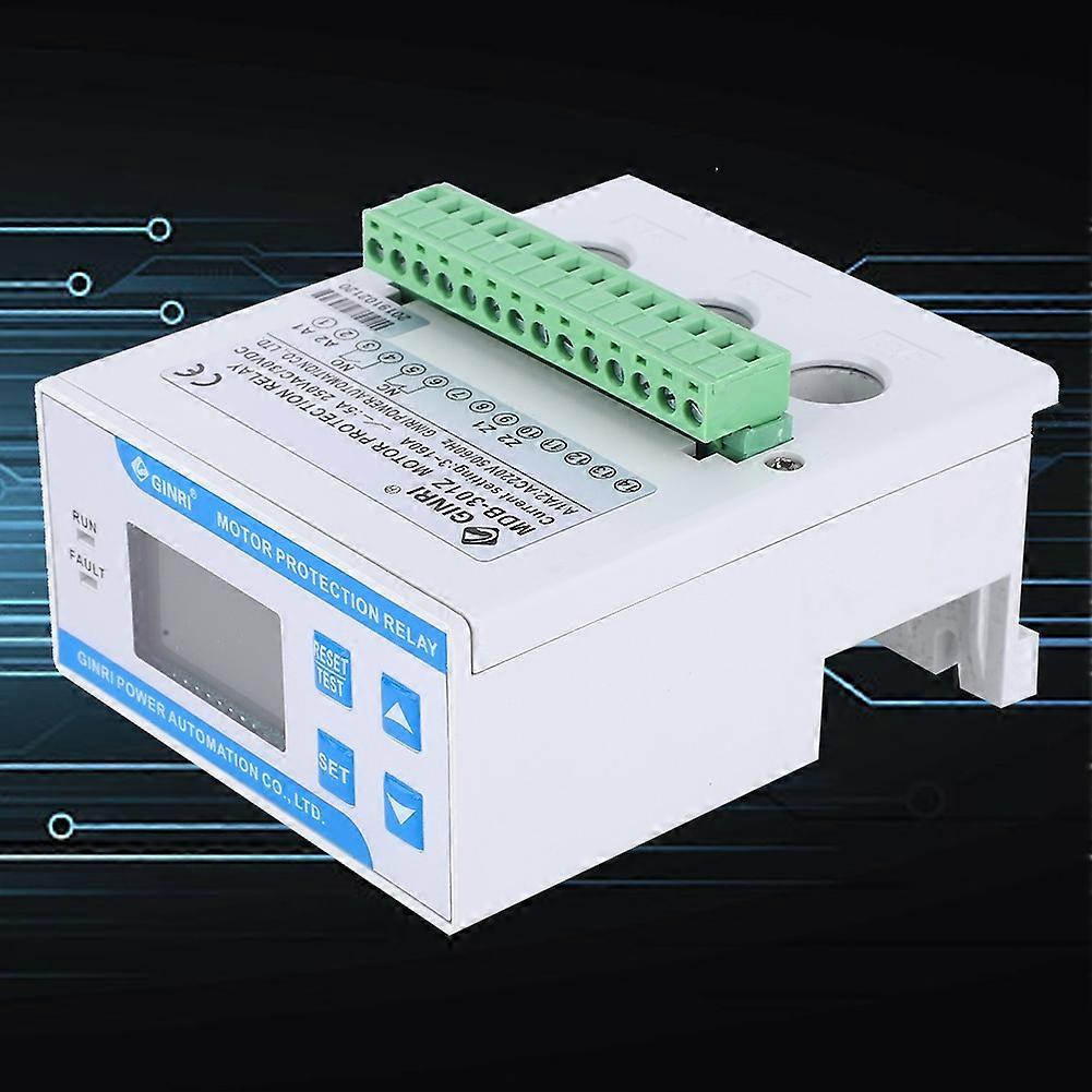 AC220V 3-160A Integrated Motor Protector 3 Phase Digital Over Current Phase Failure Over Under ...