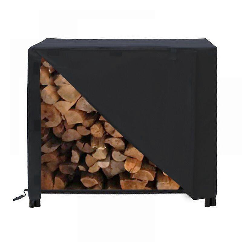 Firewood Rack with Lid Large Capacity Outdoor Fireplace Log Holder with ...