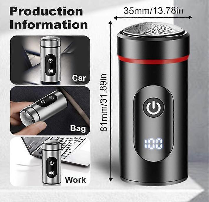 Mini Portable Electric Shaver,New Mini Electric Razor Compact Electric ...