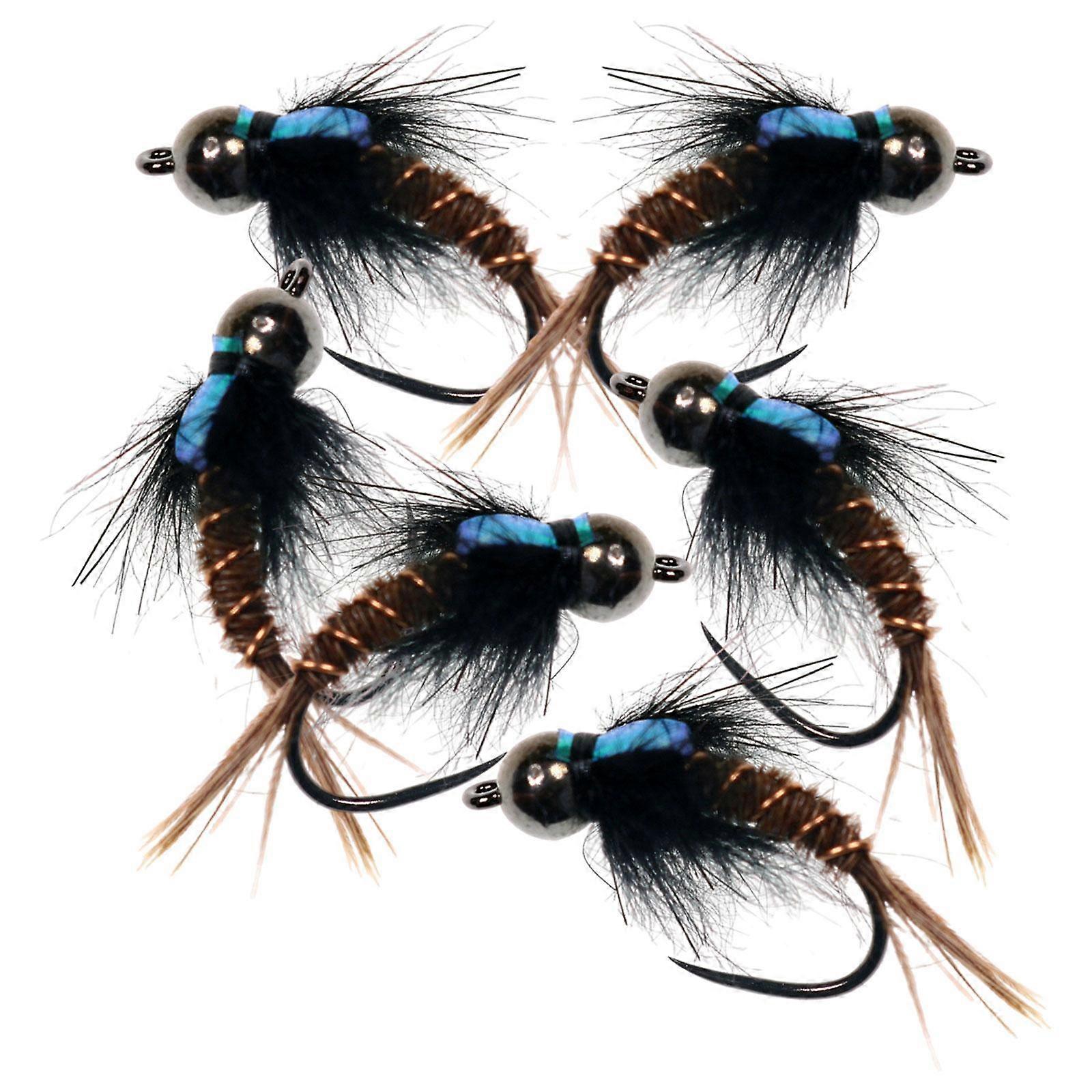 6PCS Fly Fishing Flies Fly Fishing Flies Waterproof Size #8 #10 #12 ...