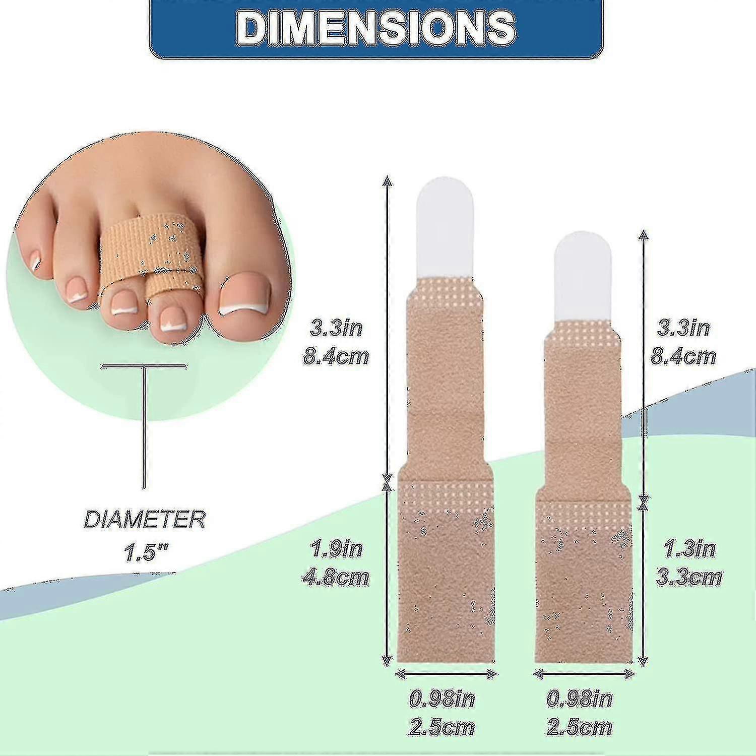 Bandages Broken Toe Splints Pads To Correct Hammer Toes, Broken Toes ...