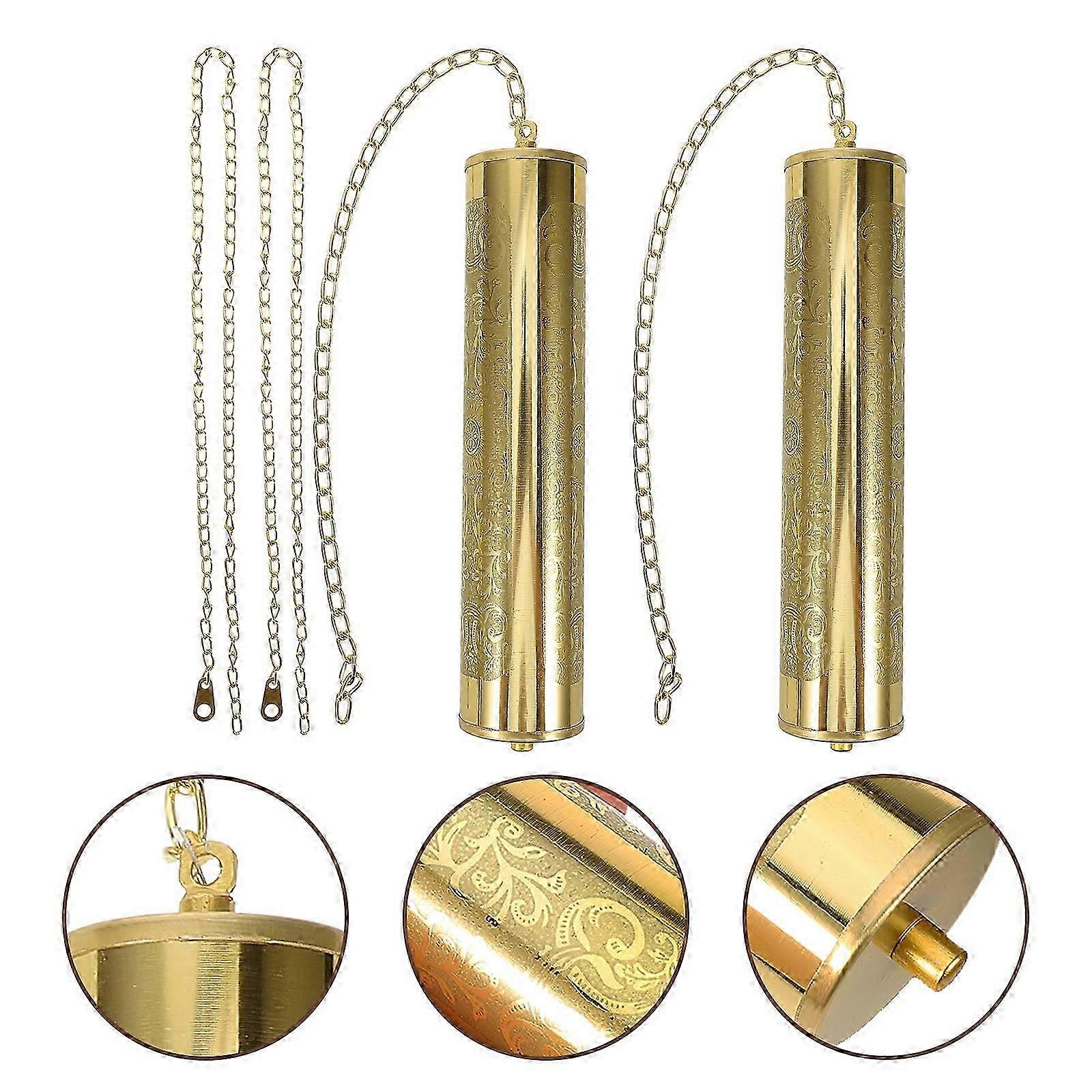 1 Set of Heavy Duty Iron Clock Weight Grandfather Clock Weight Part DIY ...