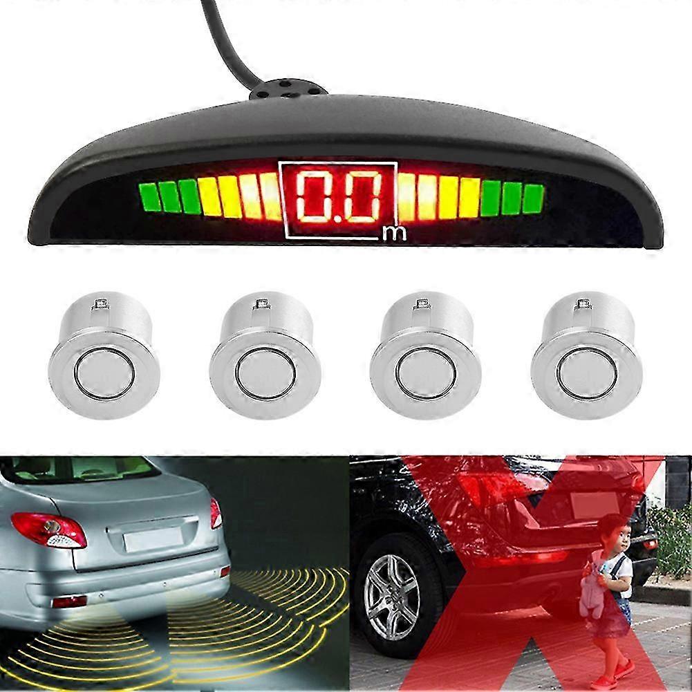 Car Parktronic LED Display Auto Parking Sensor Kit Reverse Backup ...