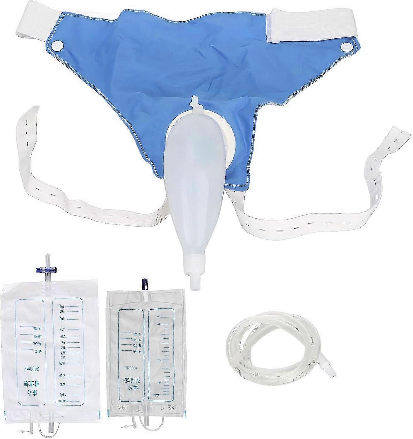 Urine Collector Urine Drainage Bag, Male Urinary Drainage Bag Silicone ...