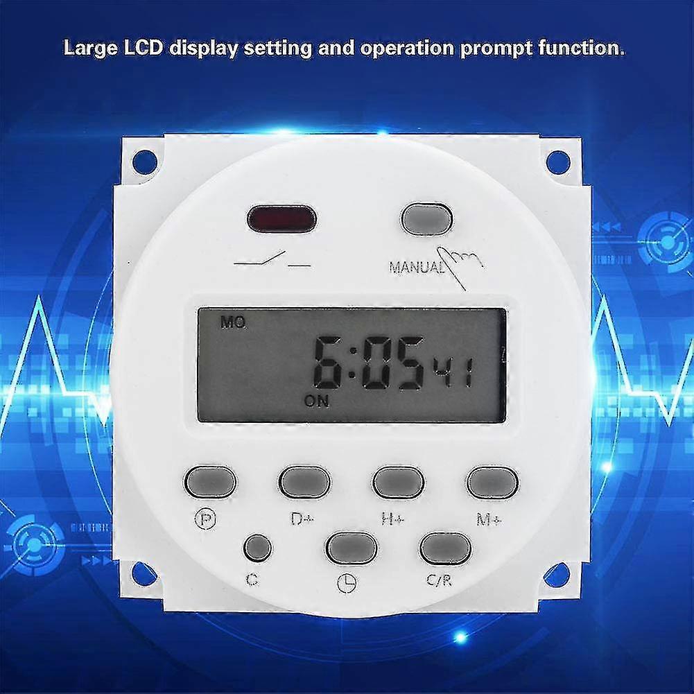 12v Mini Lcd Digital Lcd Power Weekly Timer Relay Switch Digital Timer ...
