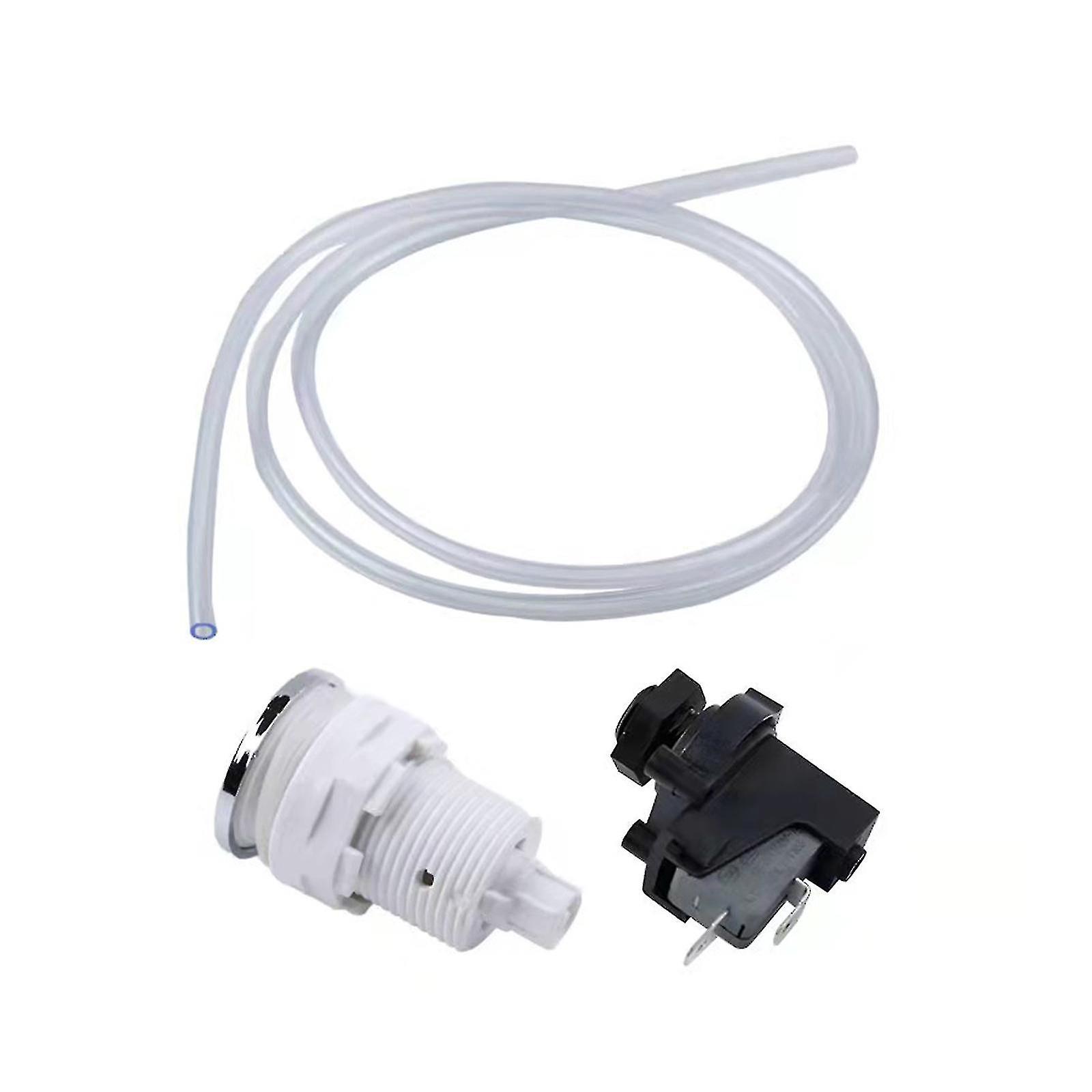 1 Set Pneumatic Switch For Garbage Disposal 16a On Off Push Button ...