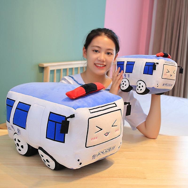 Large Car Shaped Plush Toy Stuffed Cartoon Vehicle Plushies Cushion ...