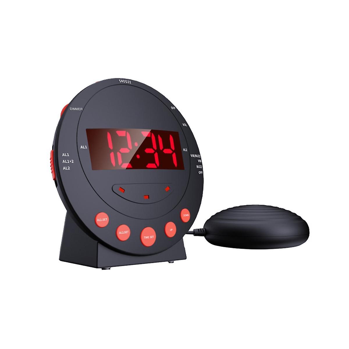 Led Flashing Light Clock Stepless Volume Adjustment Electronic Alarm ...