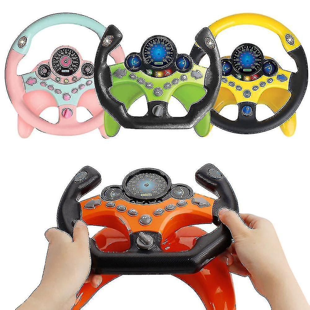 High Quality Electric Simulation Steering Wheel Toy With Sound And ...