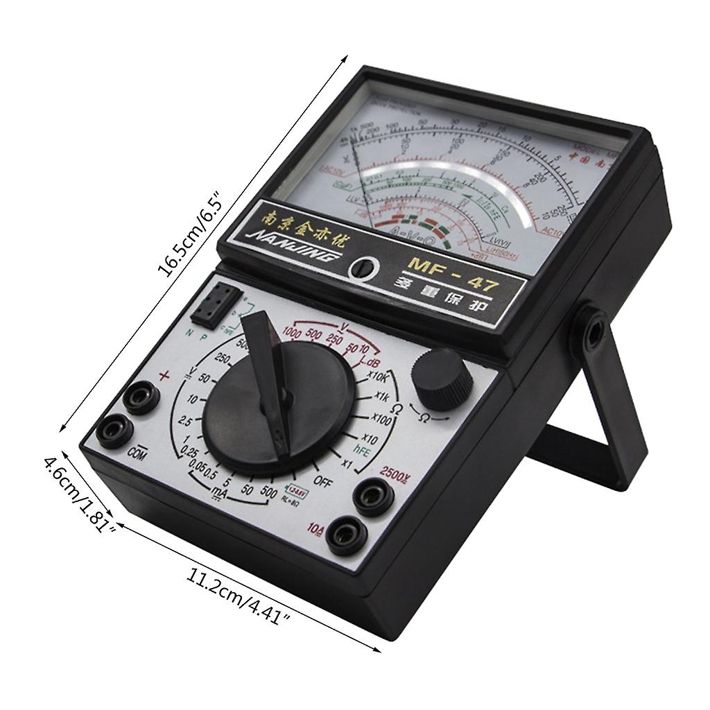 Analog Pointer Ammeter Multimeter Panel Mechanical Pointer Type Current ...