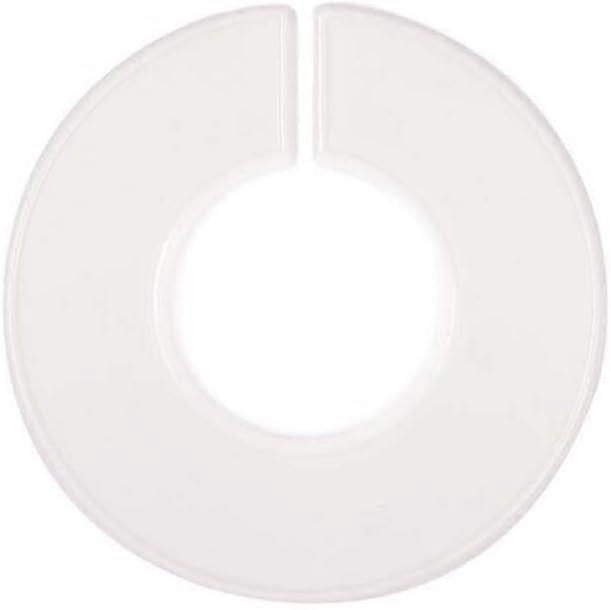 10PCS Plastic Clothing Rack Size Dividers White Round Hanger Separator ...