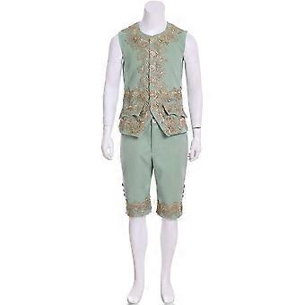Mens 18th Century Kostym Court Suit Viktoriansk Barock Rokoko Kostym ...