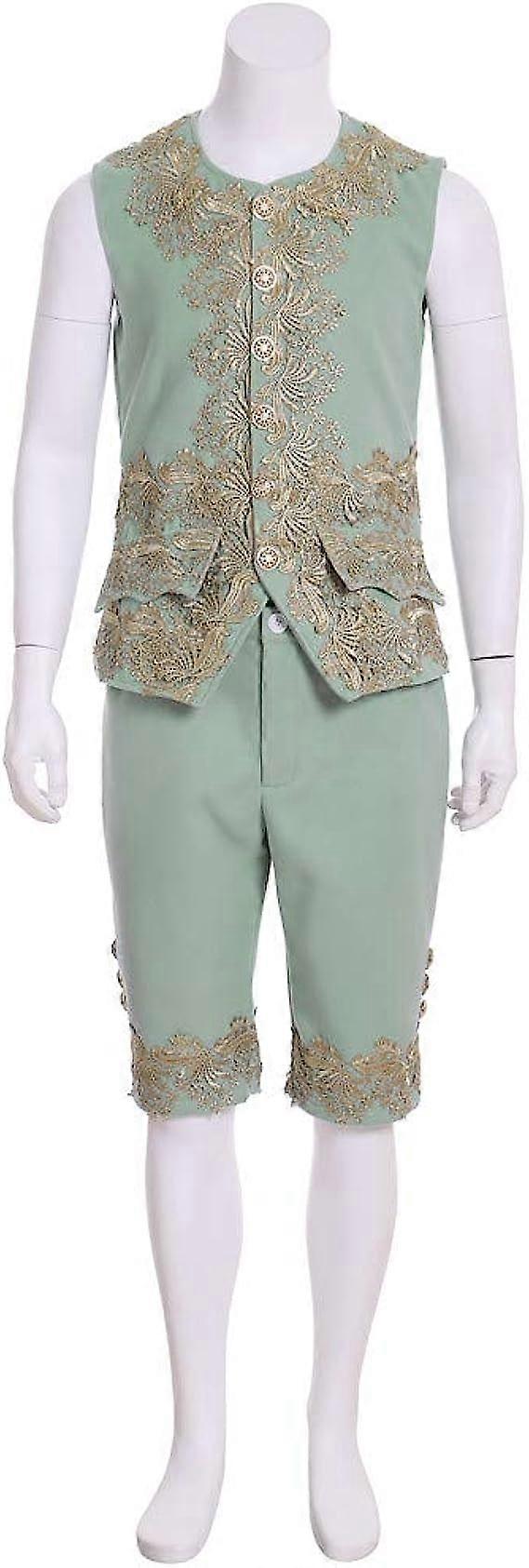 Mens 18th Century Kostym Court Suit Viktoriansk Barock Rokoko Kostym ...