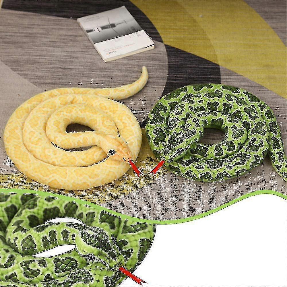 2m Simulated Snake Plush Toy Soft And Comfortable Fabic Suitable For ...